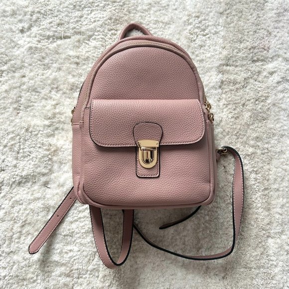 Bags | Rose Pink Mini Backpack | Poshmark